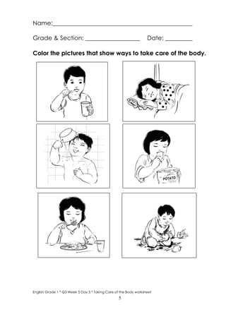 K TO 12 GRADE 1 LEARNING MATERIAL IN ENGLISH (Q3-Q4) | PDF