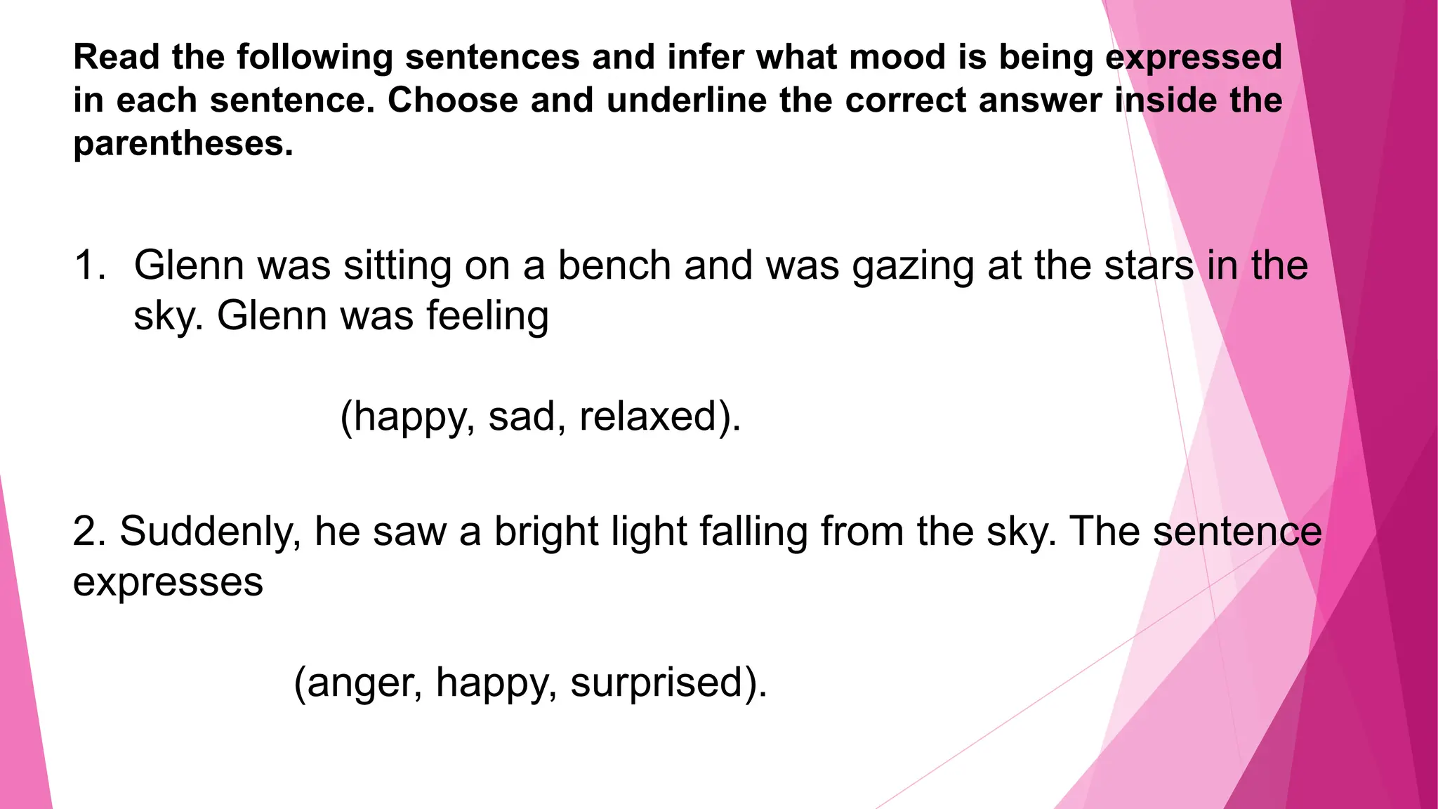 English 4 q3 week 7 day 3.pptx - Infer the speaker's tone, mood and ...