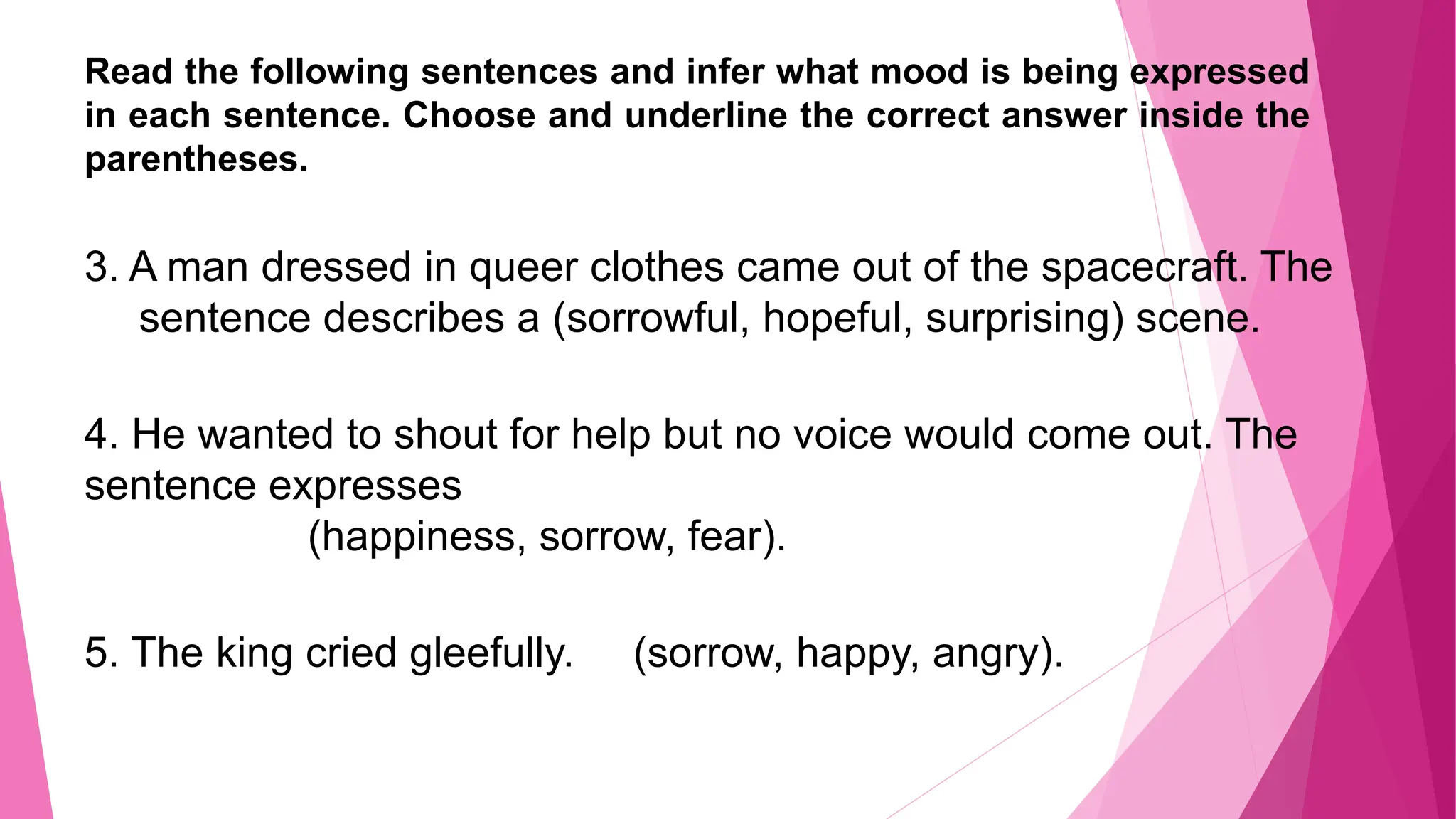 English 4 q3 week 7 day 3.pptx - Infer the speaker's tone, mood and ...