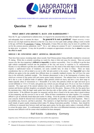 English Question Answer X Ray