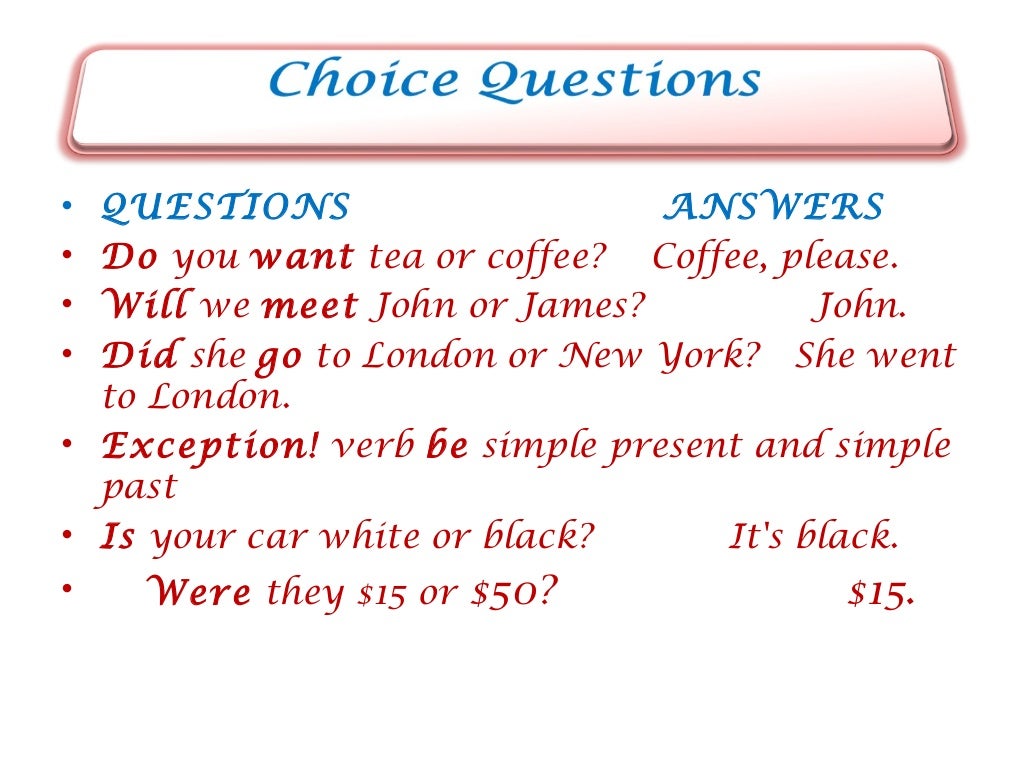 English Questions 1