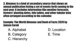 ENGLISH QUIZ #1 3rd quarter for reference | PPTX