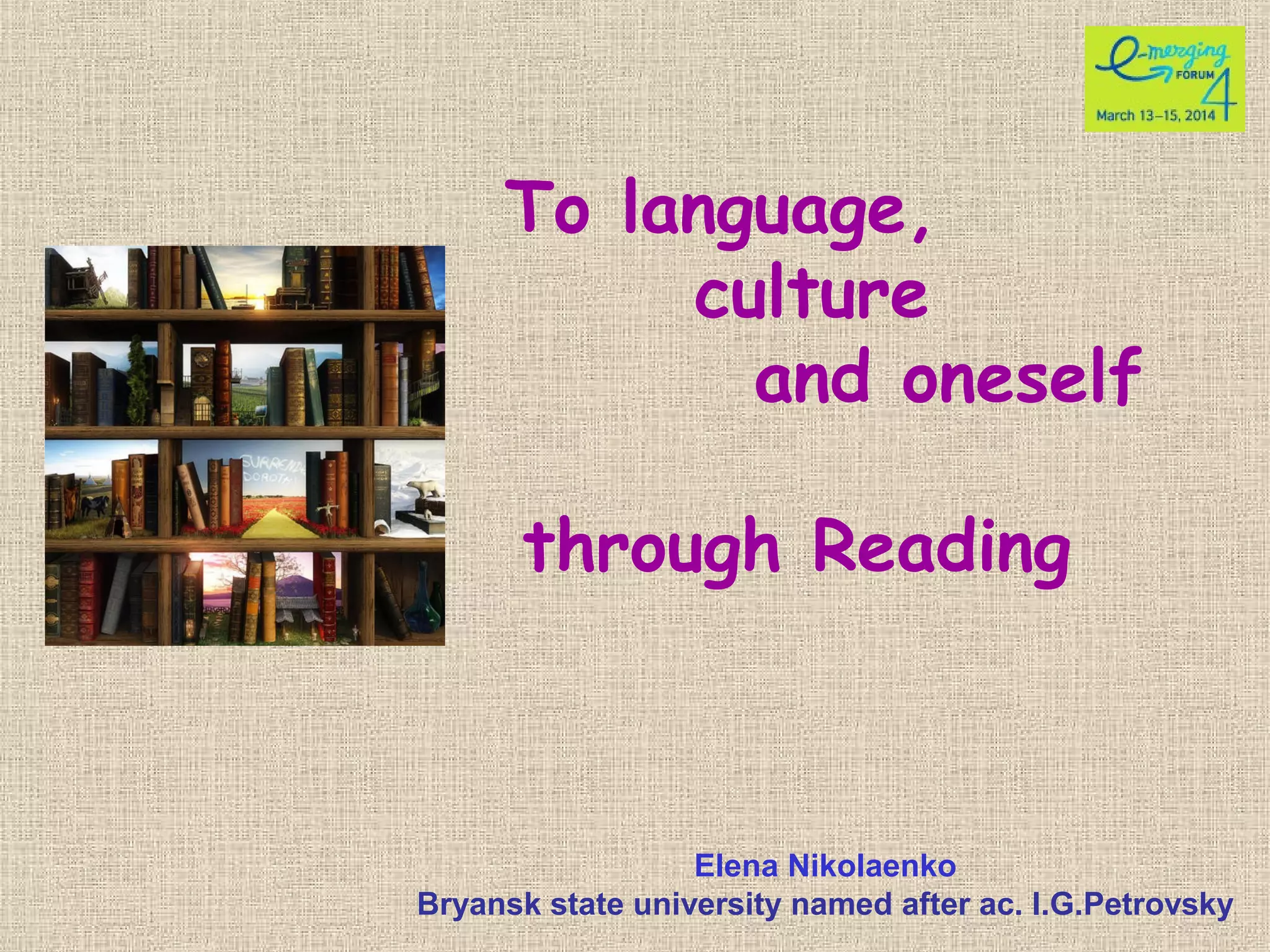 English reading class | PPT