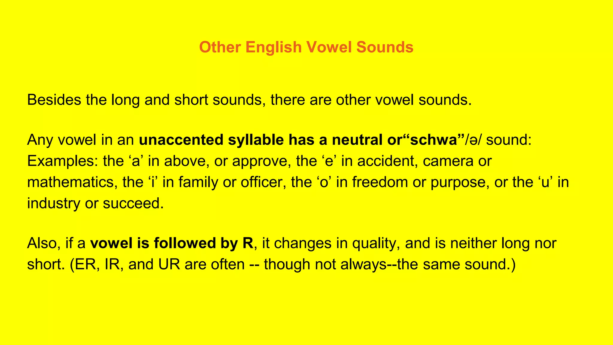 English reading rules | PPTX
