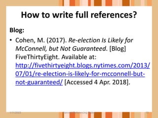 English Reference presentation.ppt