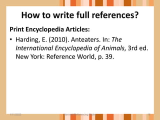 English Reference presentation.ppt