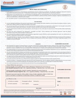 Dewsoft Registration Form.pdf English reg form-1 | PDF