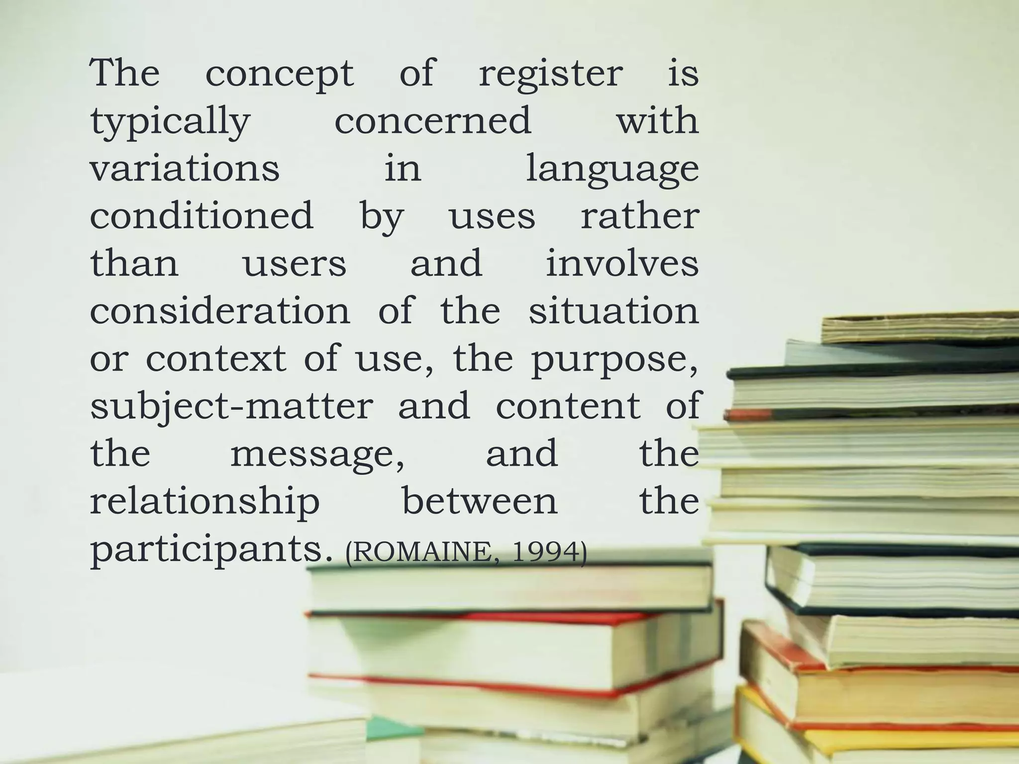 Types of Language Registers | PPTX