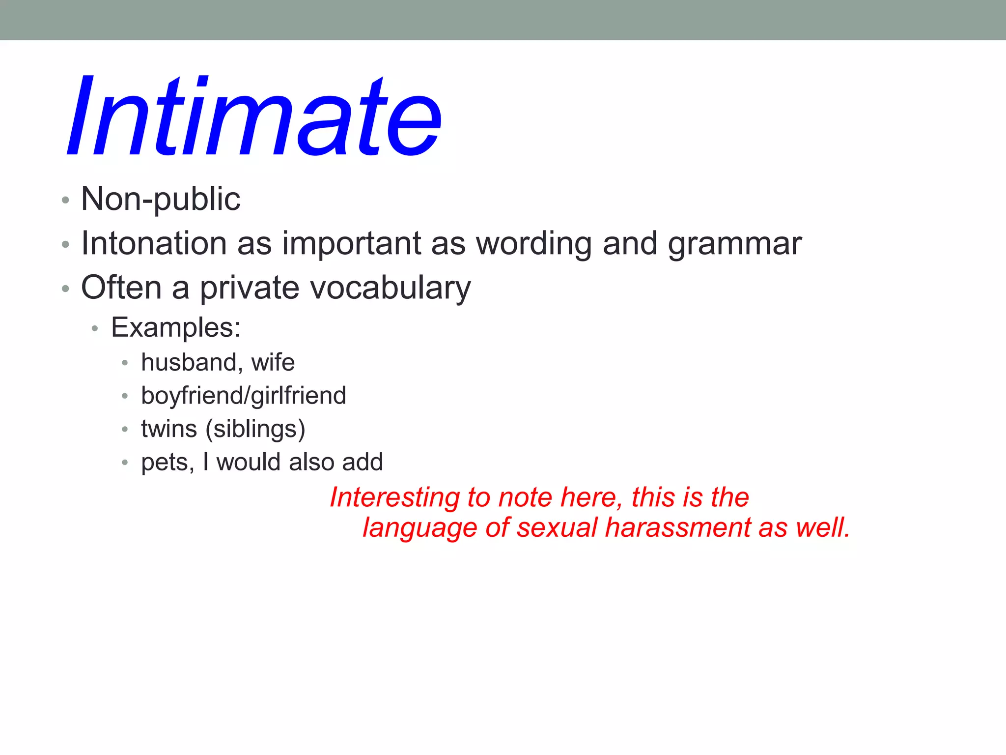 Types of Language Registers | PPTX