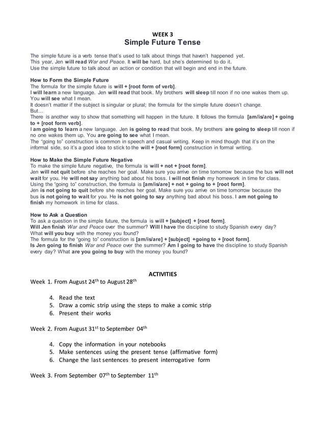 English reinforcement package | PDF