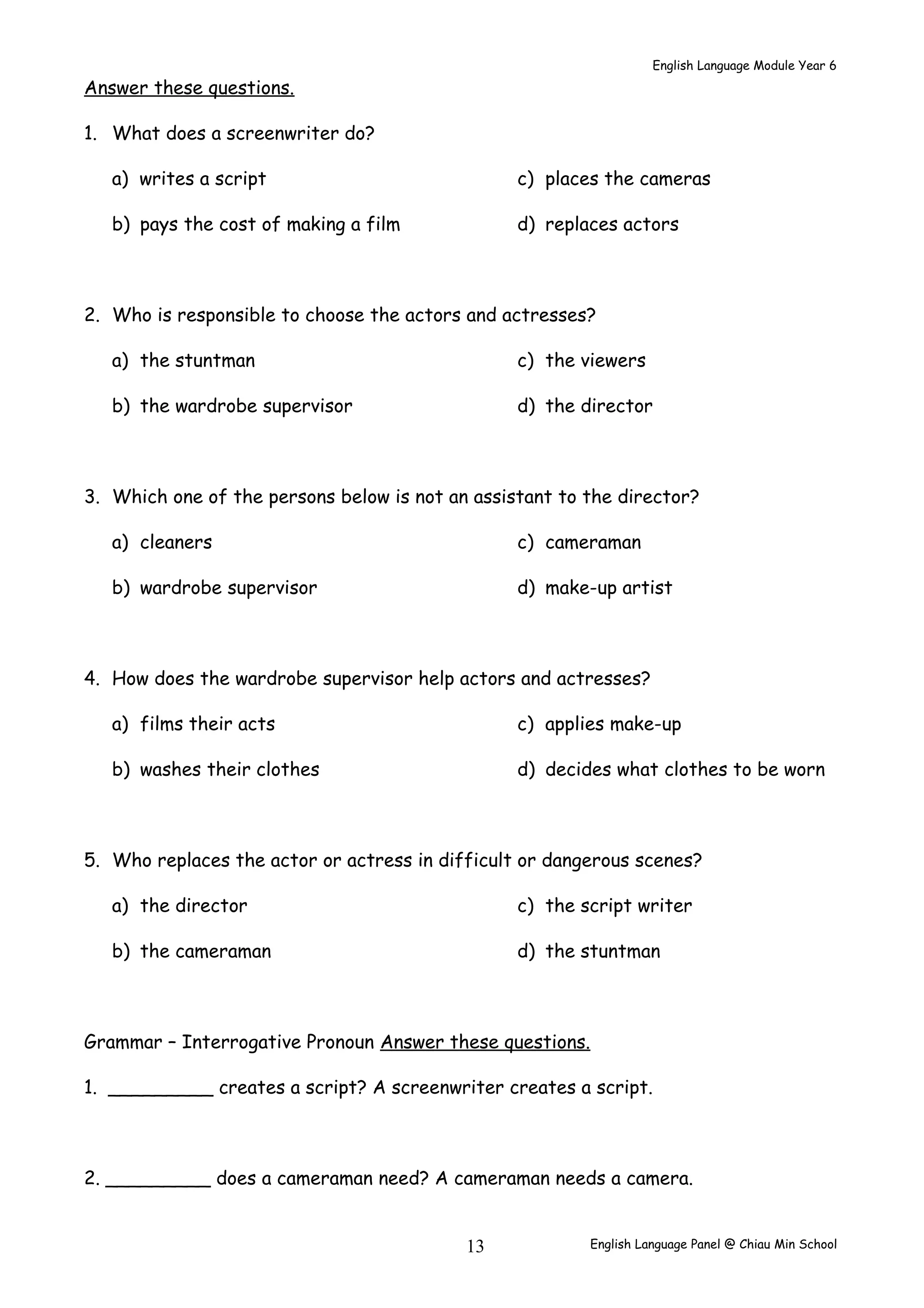 English remedial module | DOC