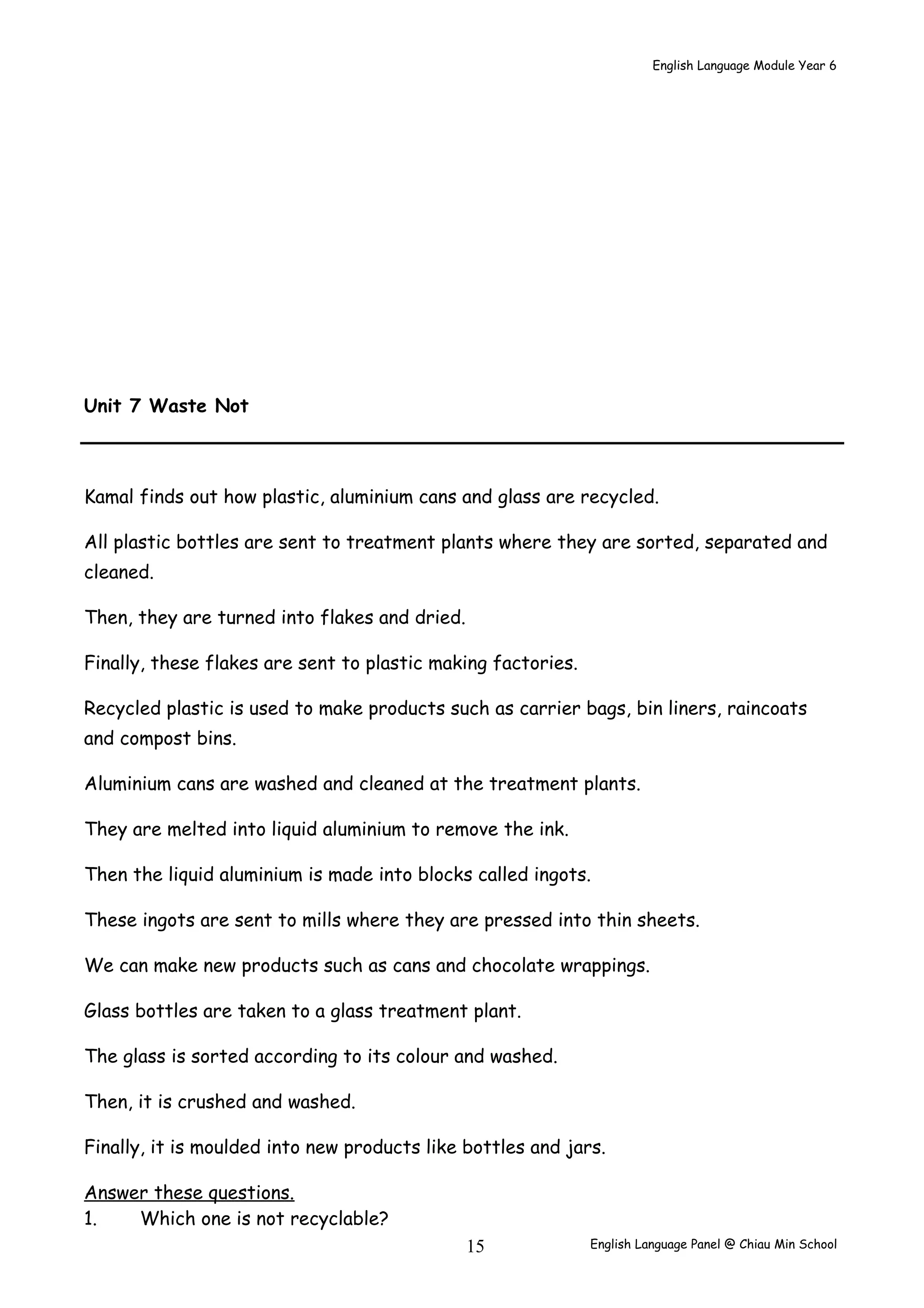 English remedial module | DOC