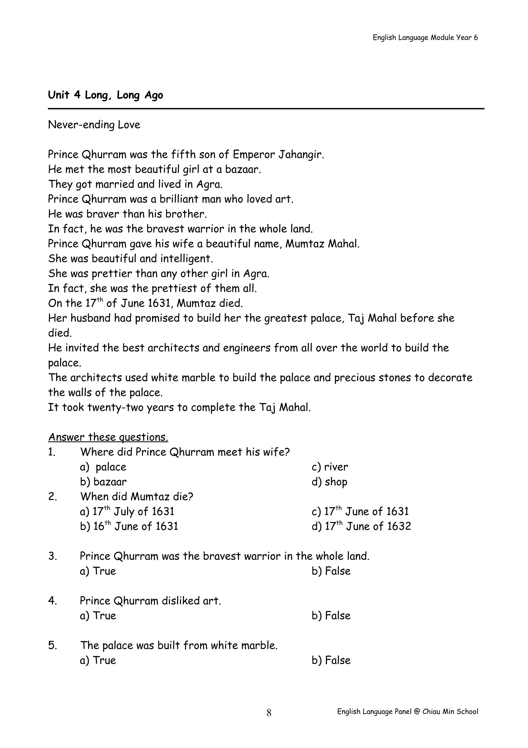 English remedial module | DOC