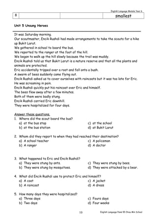 English remedial module | DOC