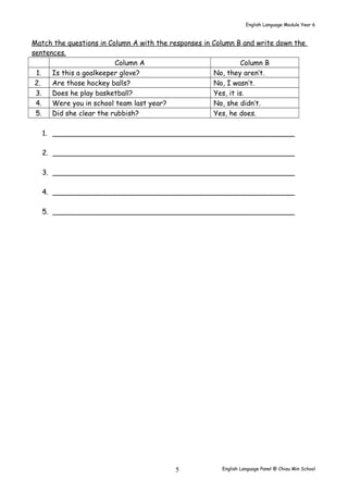 English remedial module | DOC