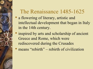 Renaissance Literature Powerpoint