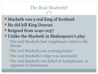 Renaissance & Macbeth | PPT