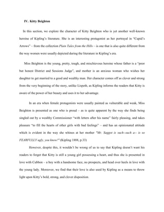 Kipling's portrayal of women in Plain Tales from the Hills - literary ...