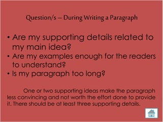 Steps in Writing a Paragraph | PPTX