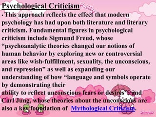 Critical Approach to Literature | PPTX