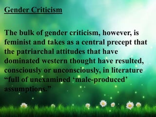 Critical Approach to Literature | PPTX