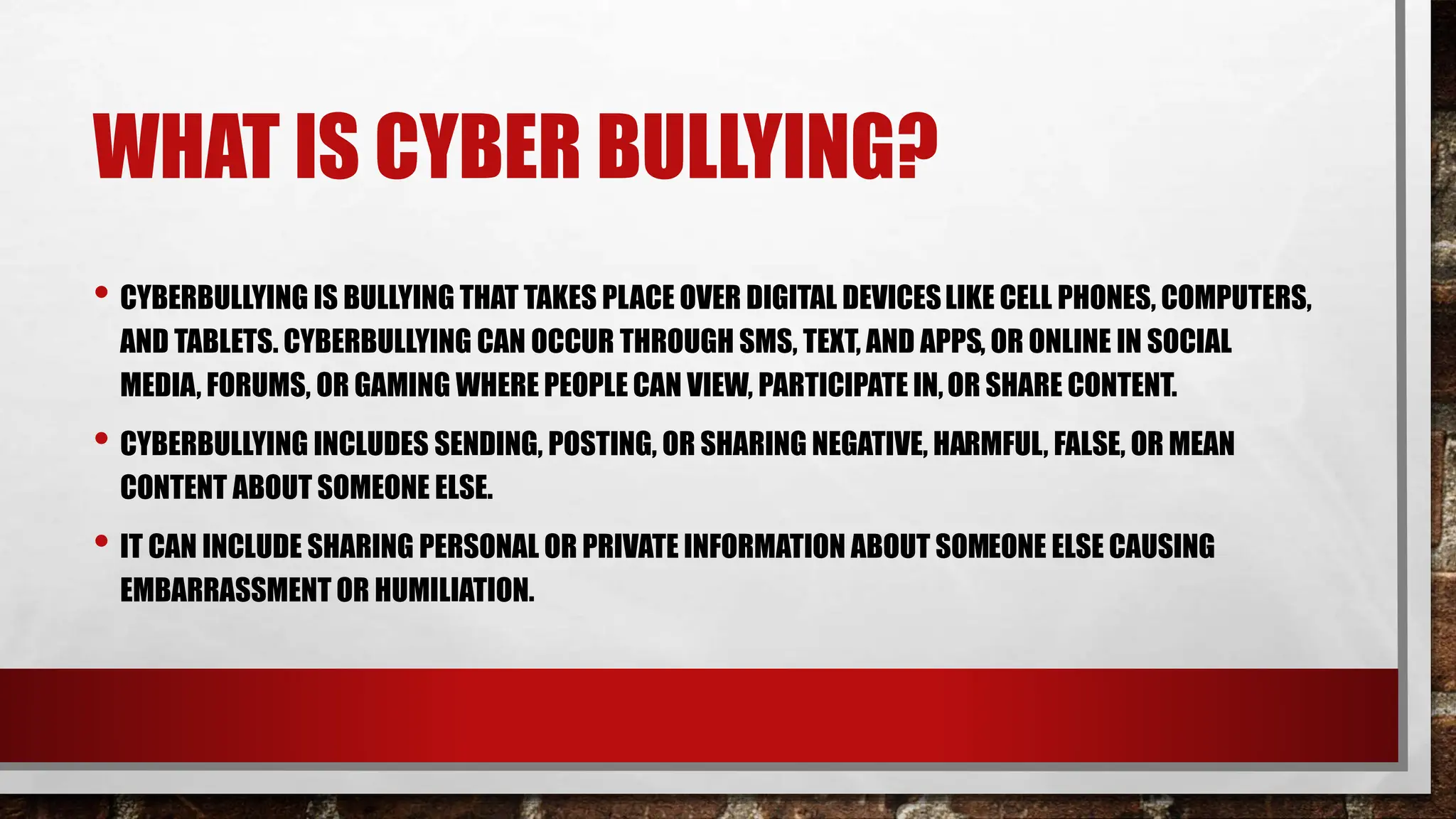 English Report Cyberbullying Topics and Discussions.pptx