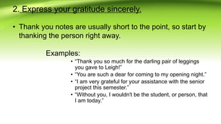 Letter of Gratitude | PPTX