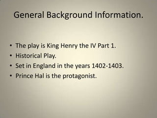 Prince Hal | PPTX