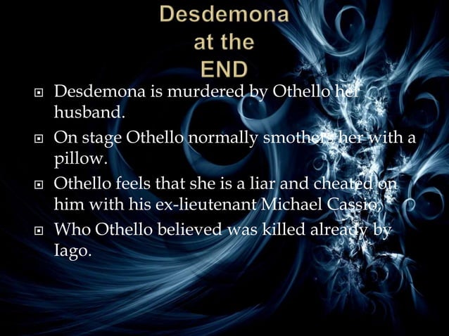 Shakespearean Character Study: Desdemona of Othello | PPTX