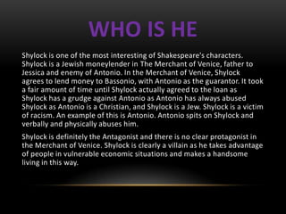 Shylock | PPTX