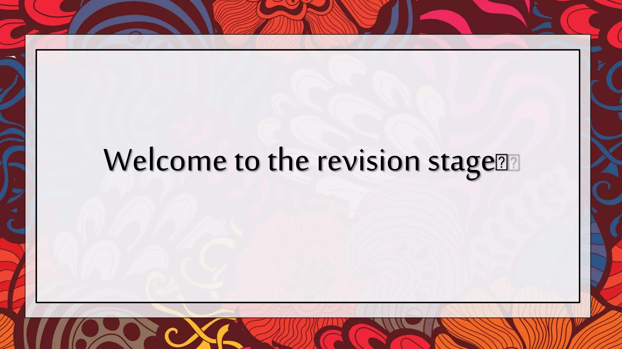 English Revision | PPTX