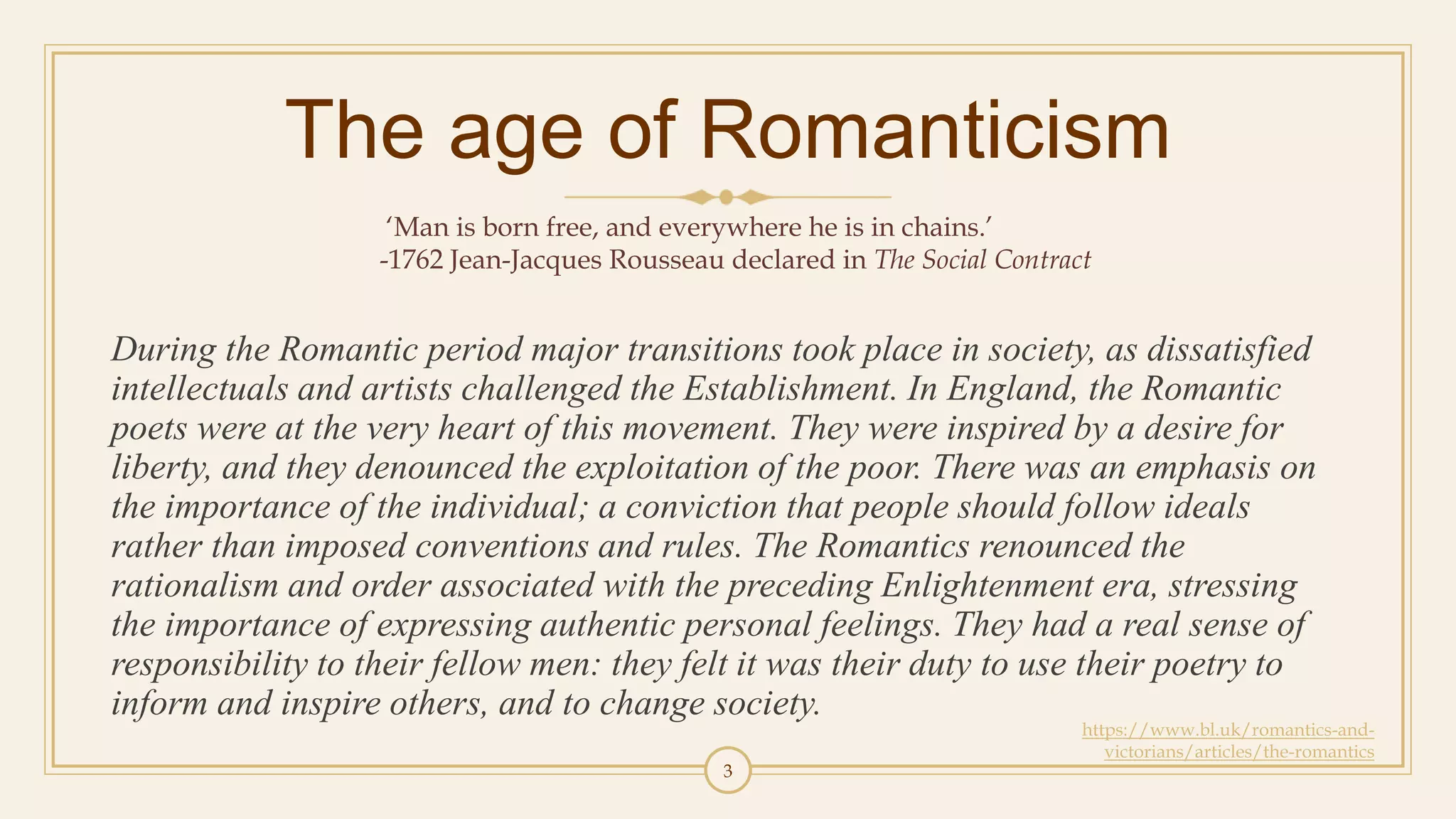 English romanticism ofln [autosaved] | PPTX