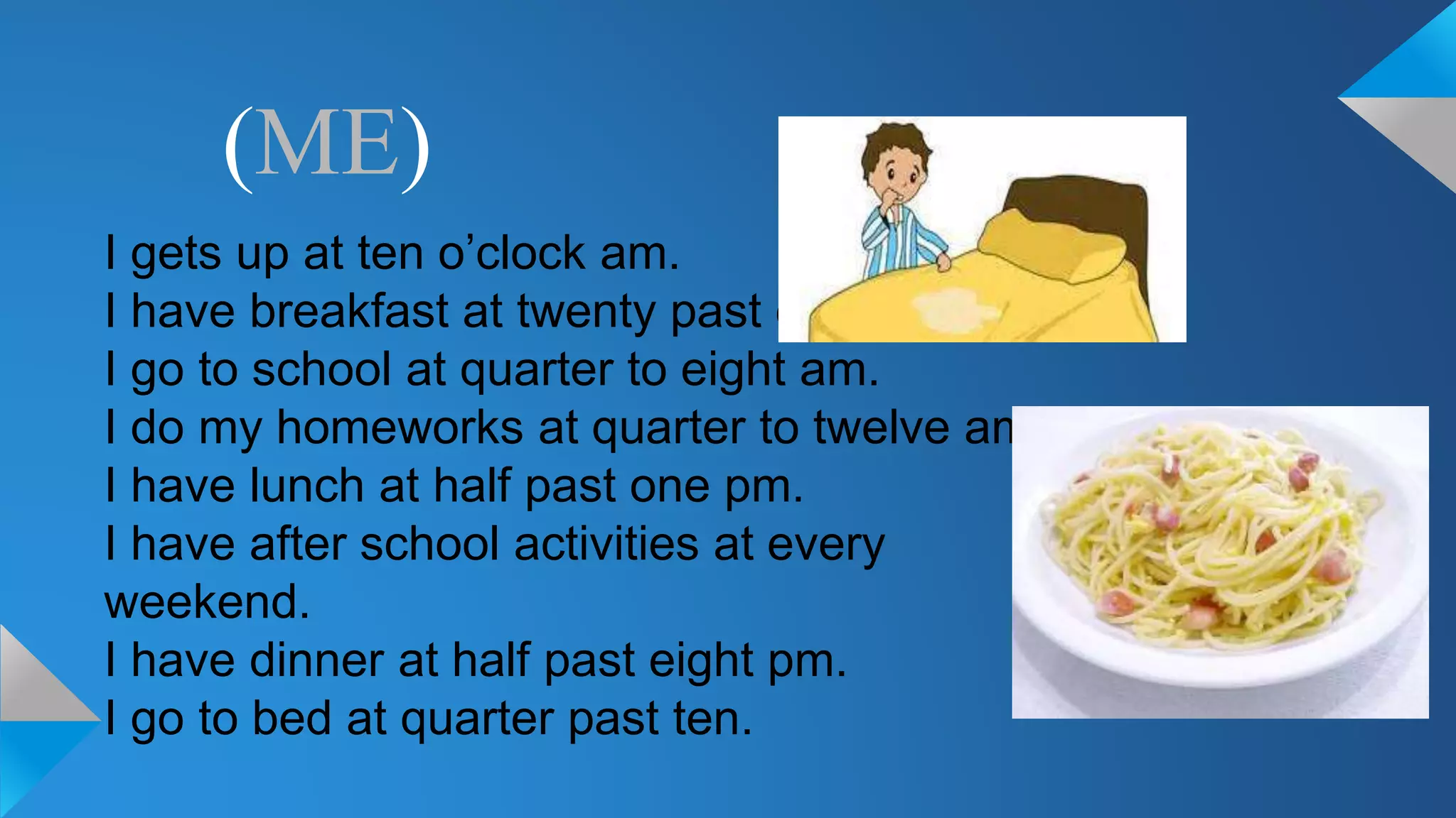Let's talk about routines. | PPTX | Homework and Study | Education