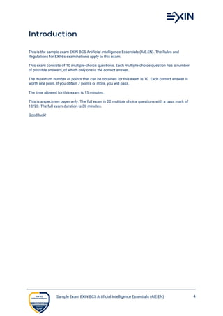 English sample exam_aie_201905 | PDF | Educational Assessment | Education