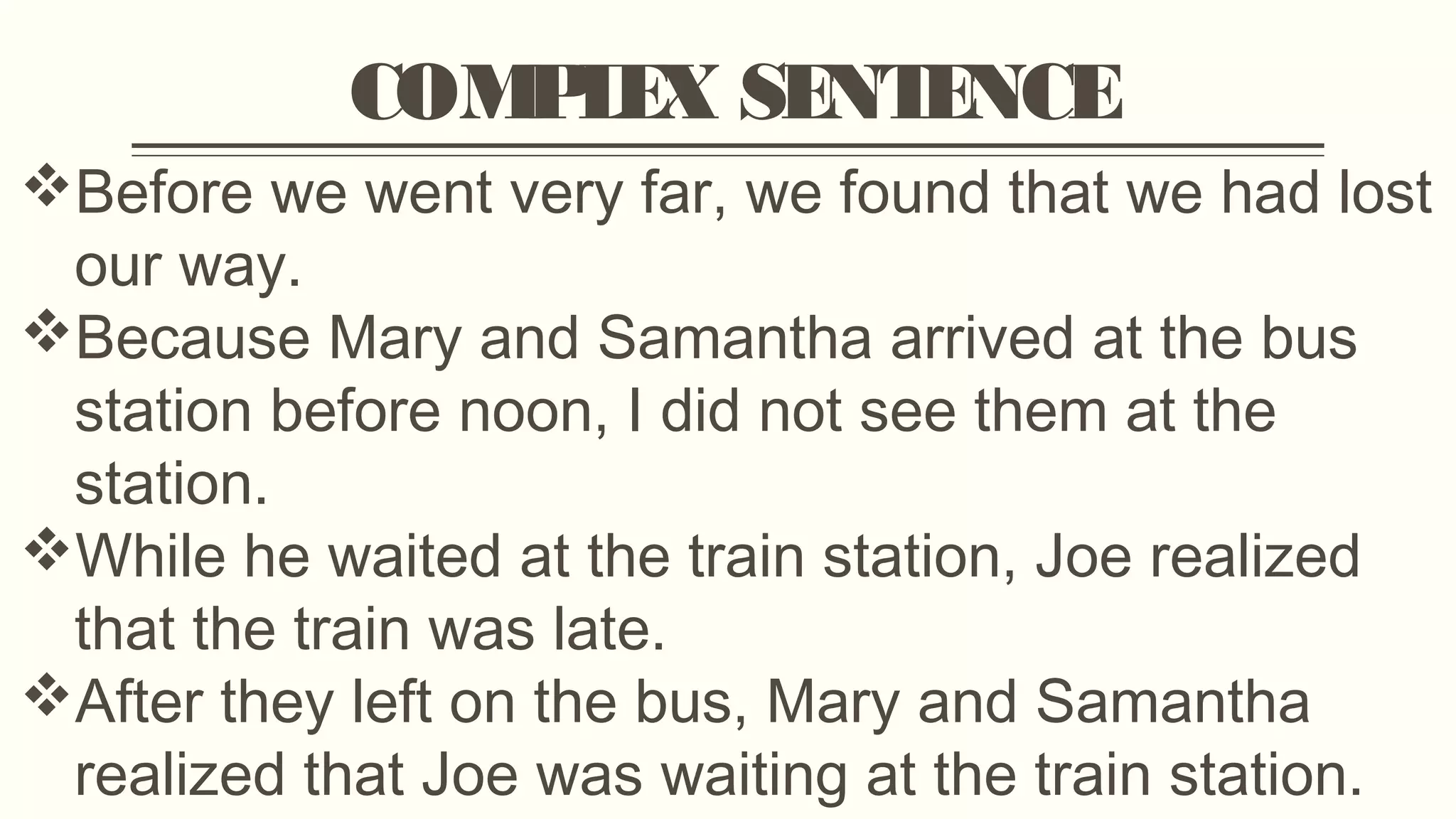 English Sentences | PPT