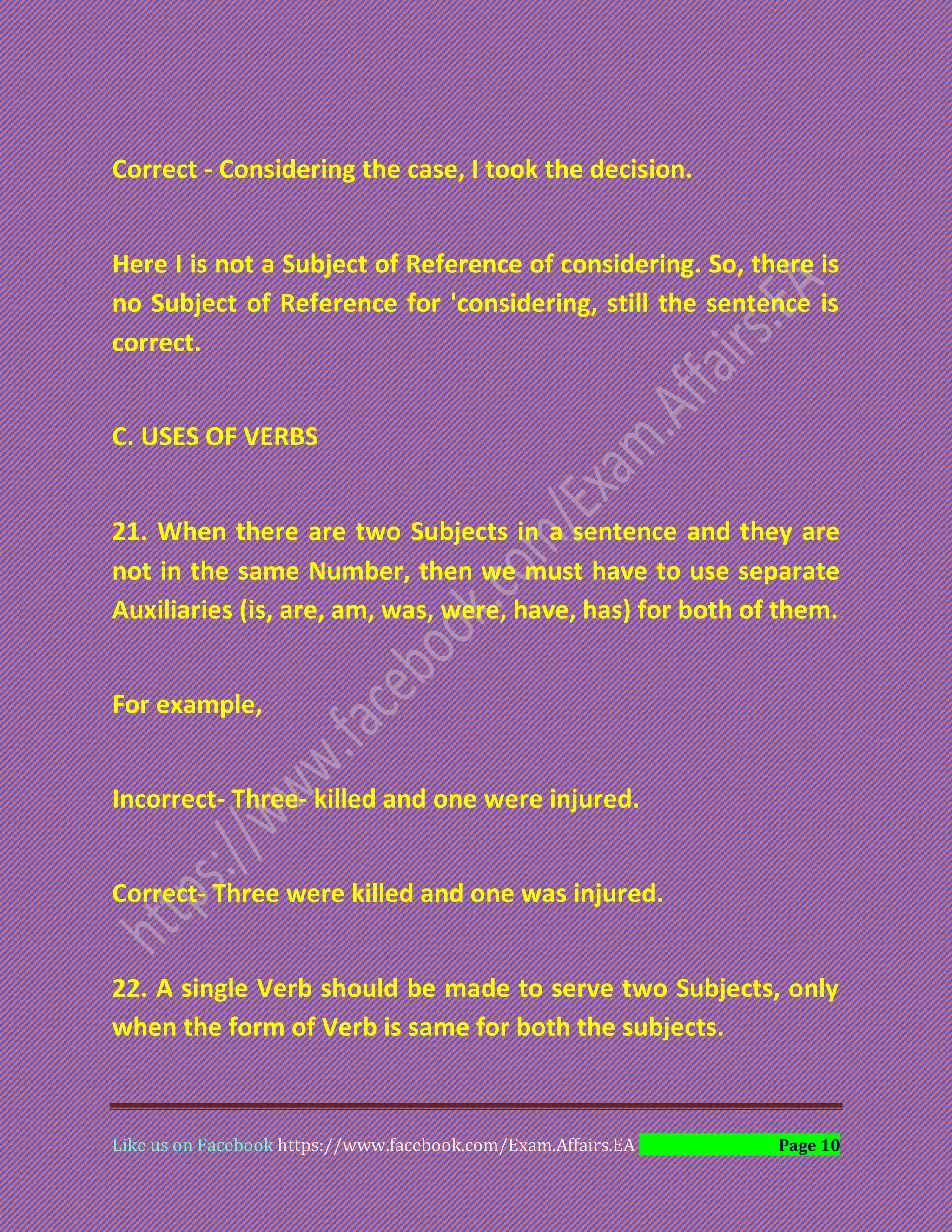English sentence correction rules | PDF