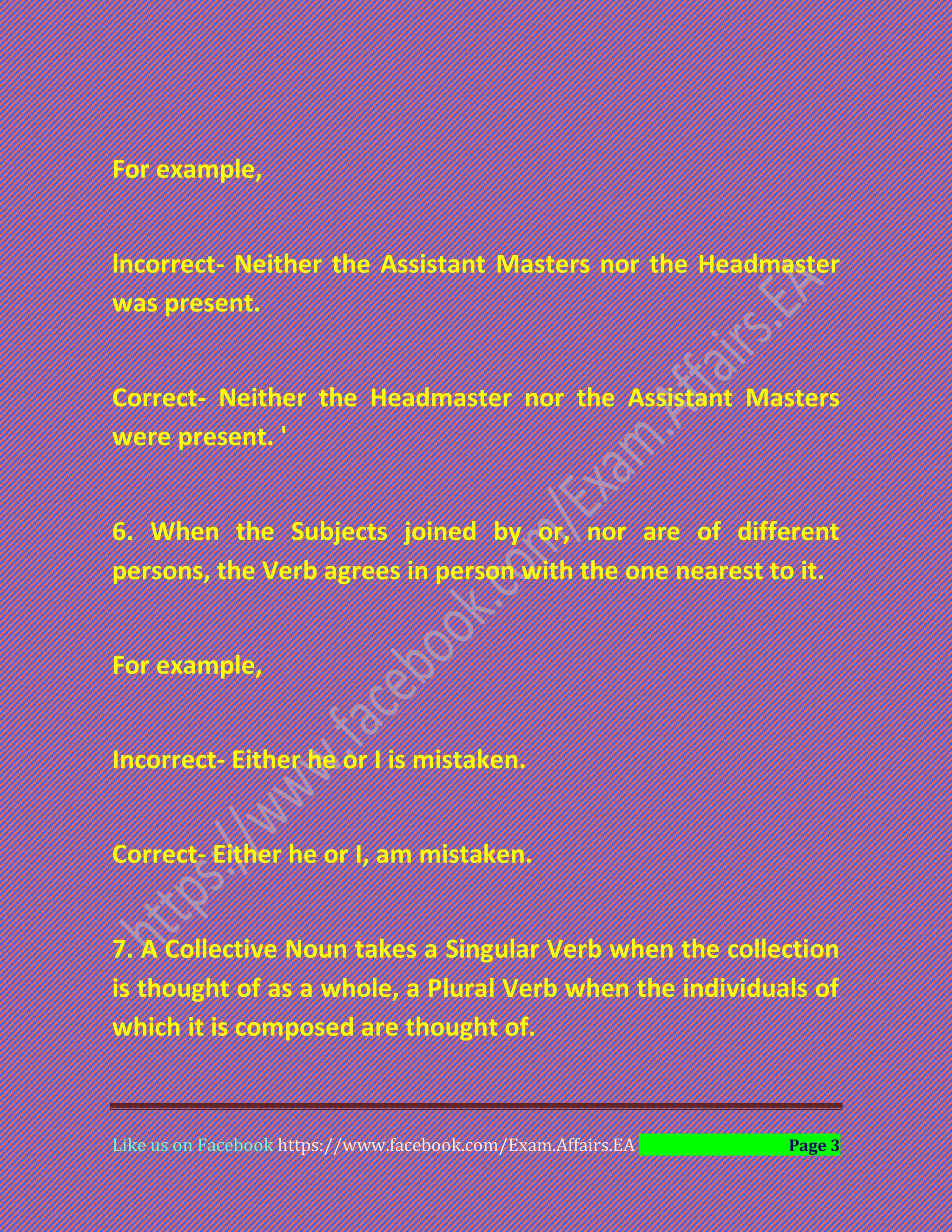 English sentence correction rules | PDF