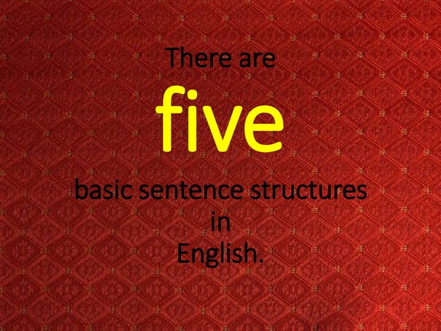 English Sentence Structures.ppt