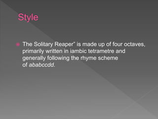 Presentation on William Wordsworth | PPTX