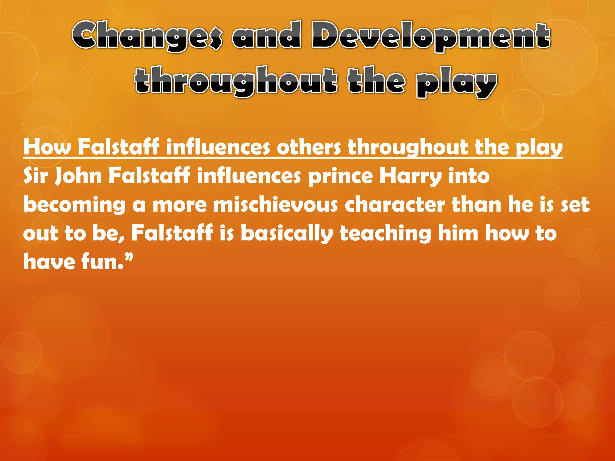 Shakespearean Character Study | PPTX