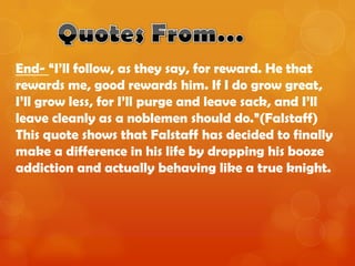 Shakespearean Character Study | PPTX