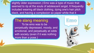 English slang | PPT