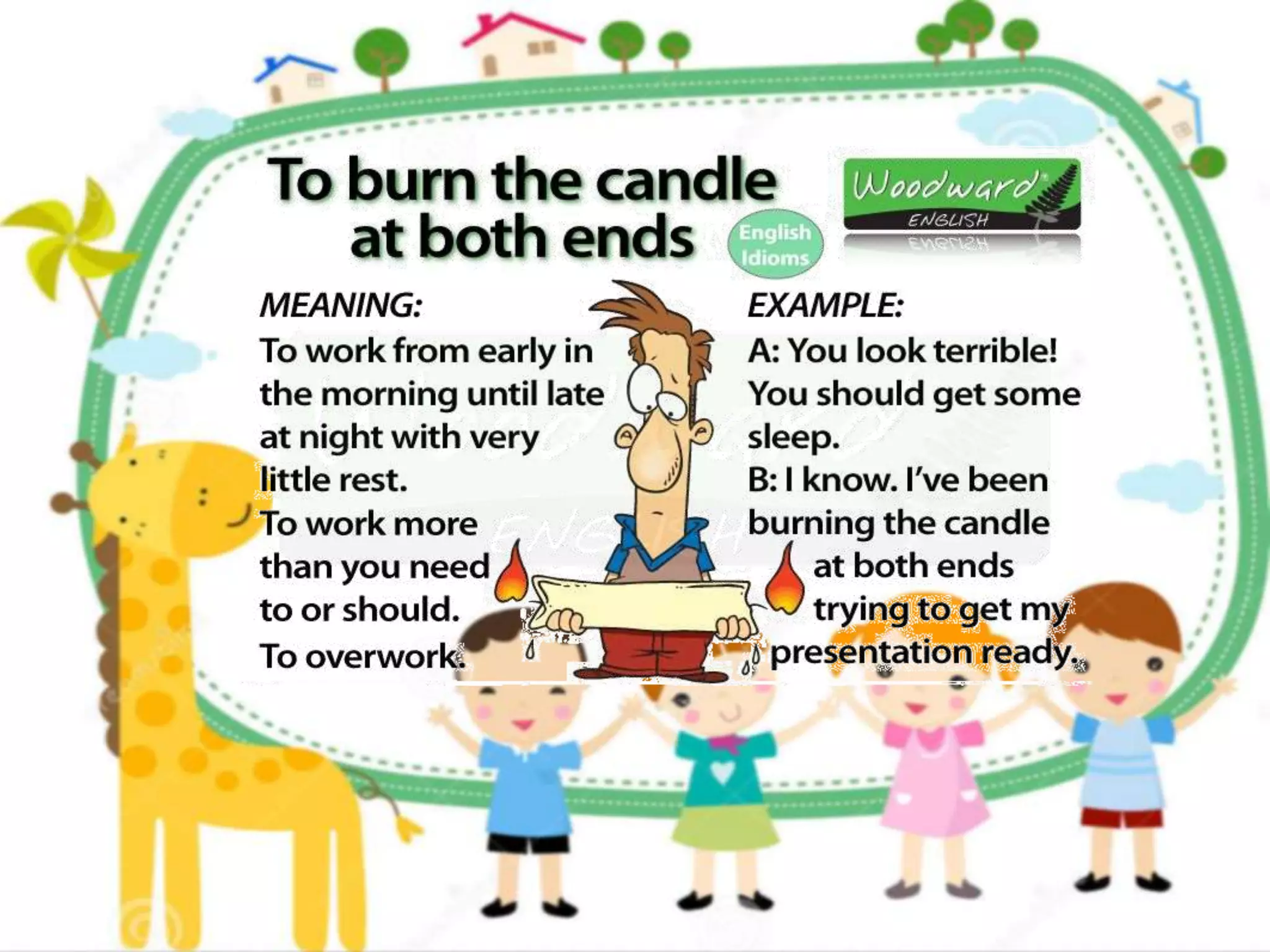 English slide idioms | PPTX