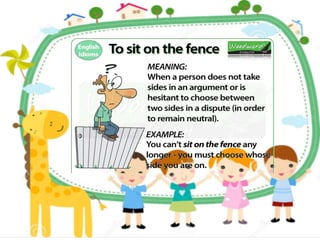 English slide idioms | PPTX