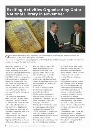 Qatar National Library (QNL),- Issue #7 | PDF