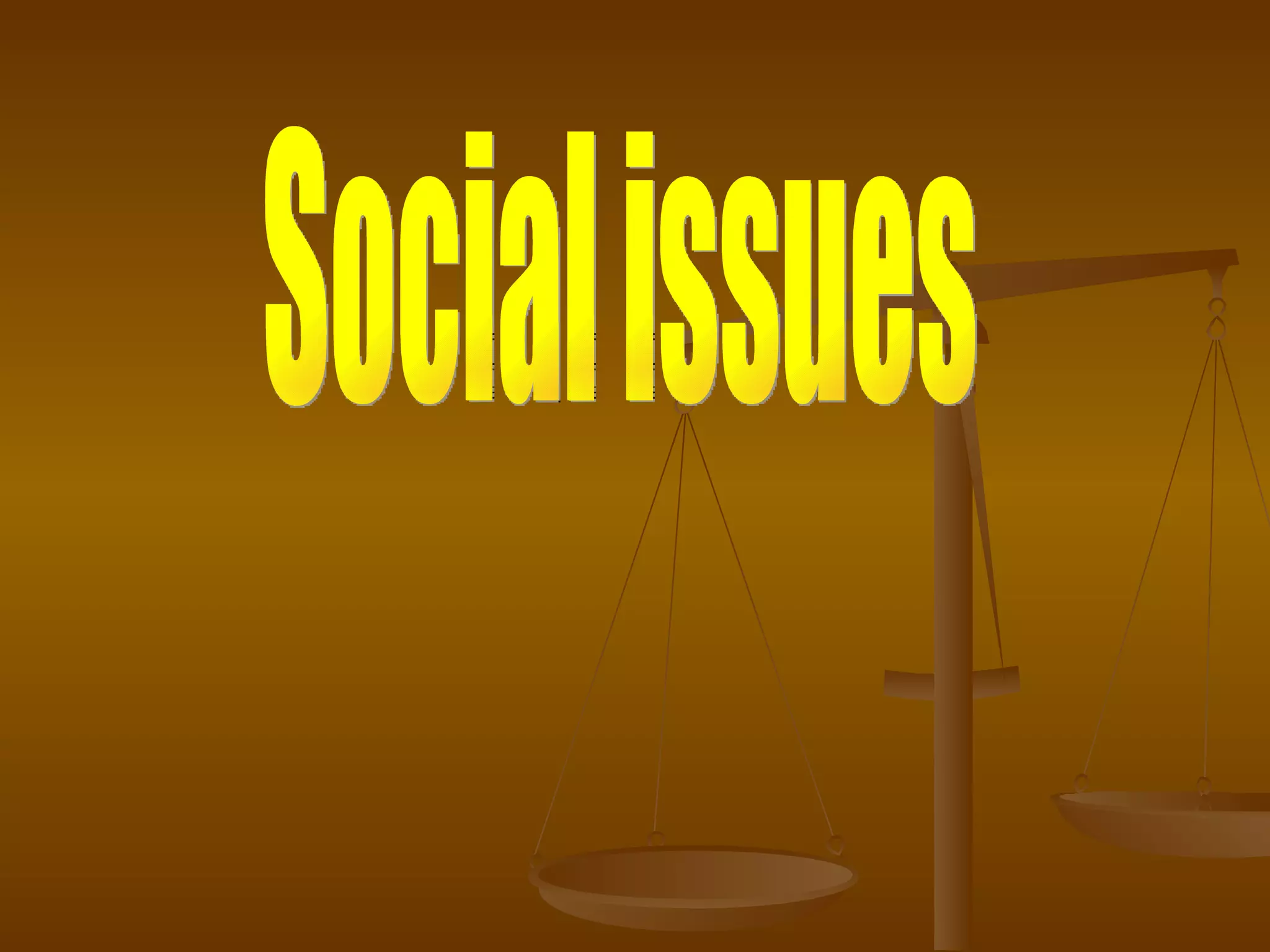 English social issues | PPT