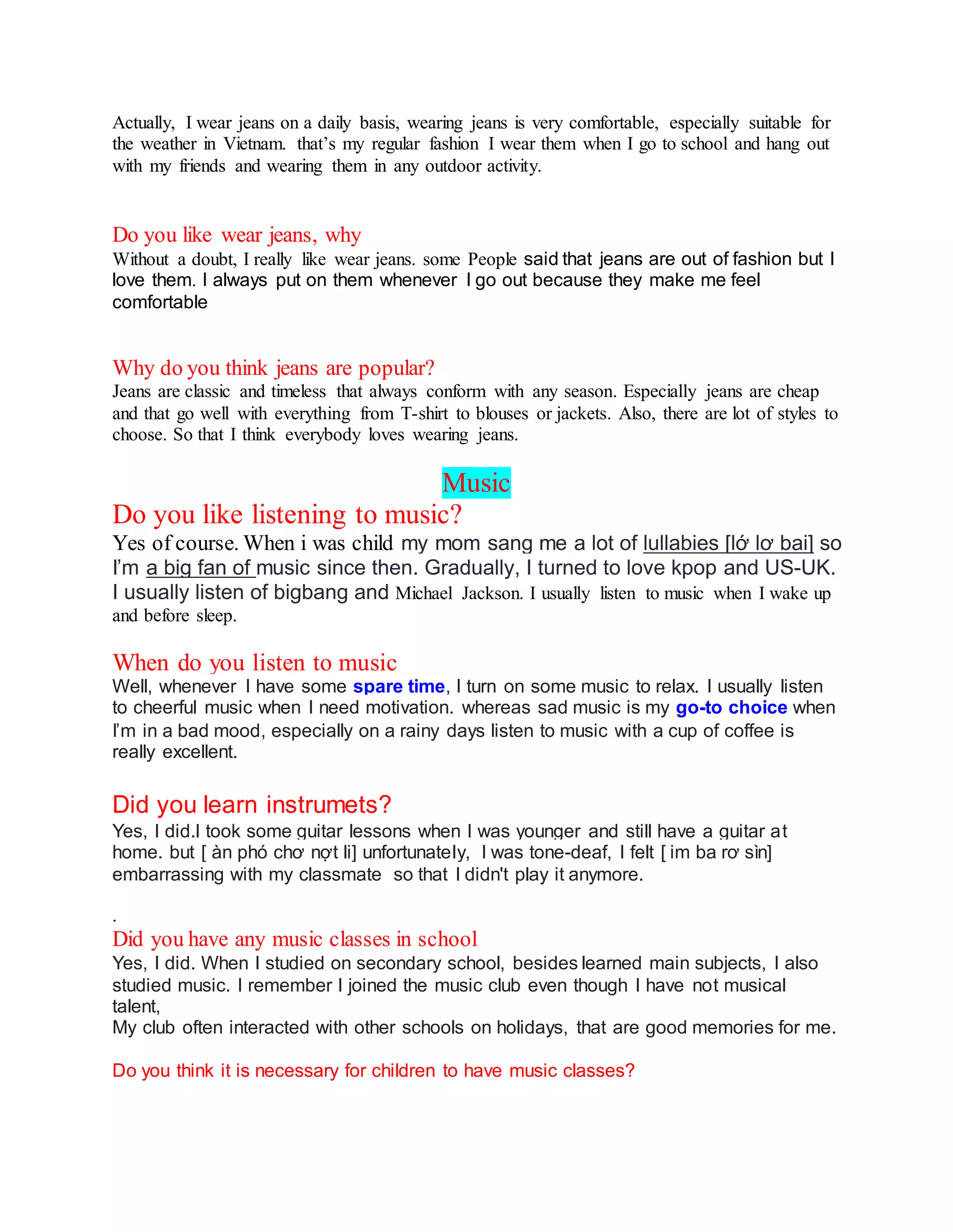 English speaking | PDF