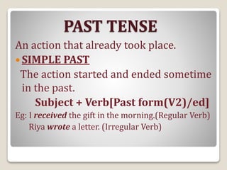 Tenses | PPTX