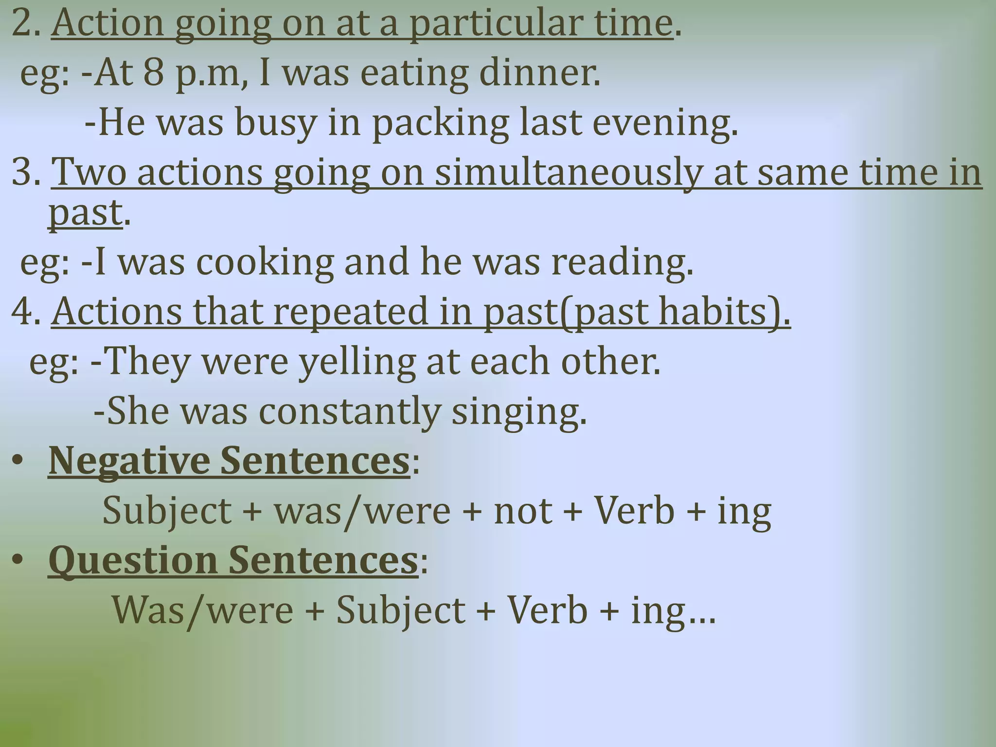 Tenses part 2 | PPT