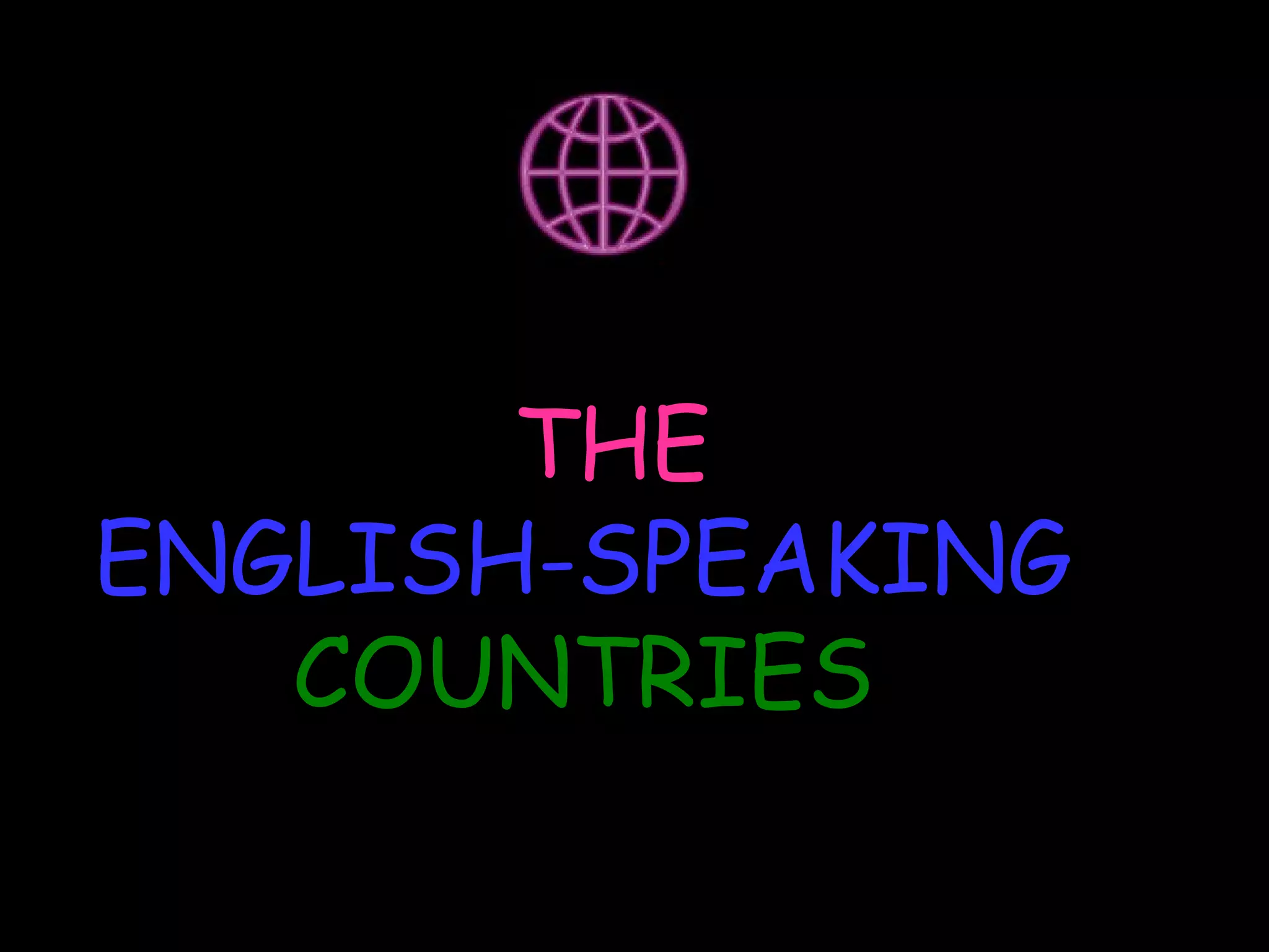 English speaking world flags | PPT